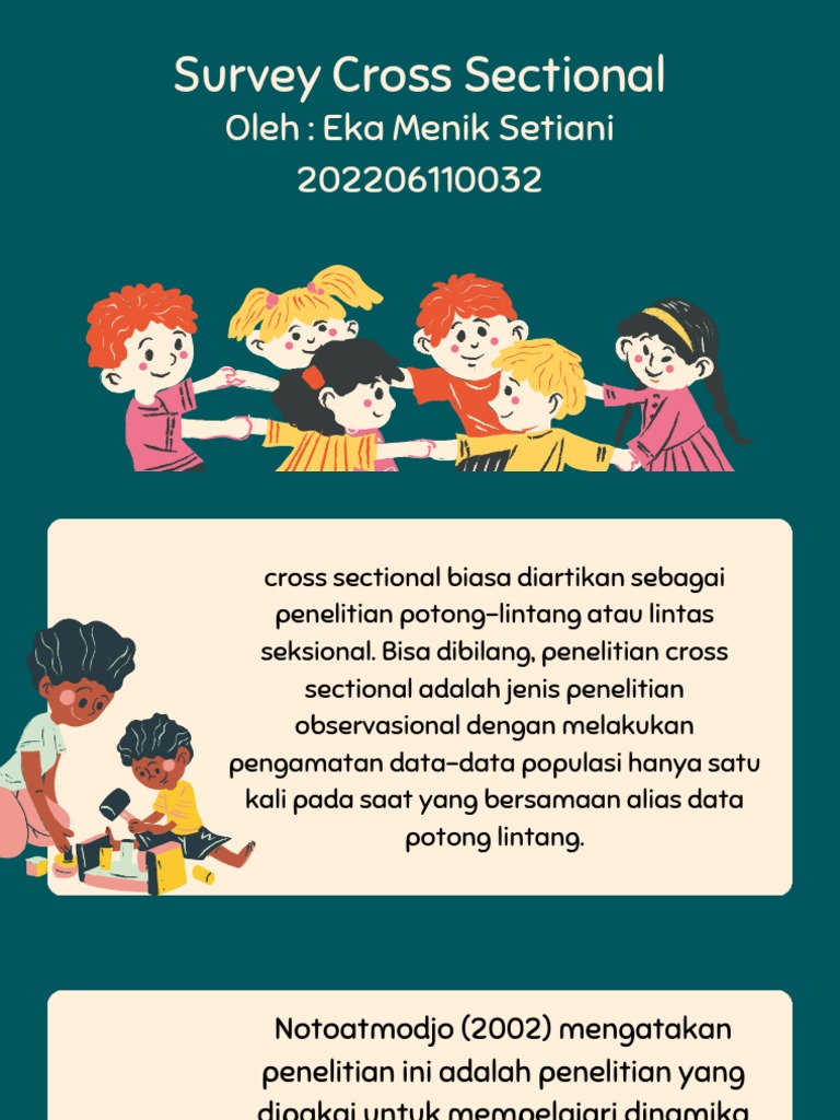 SURVEY CROSS SECTIONAL (Eka Menik Setiani) | PDF