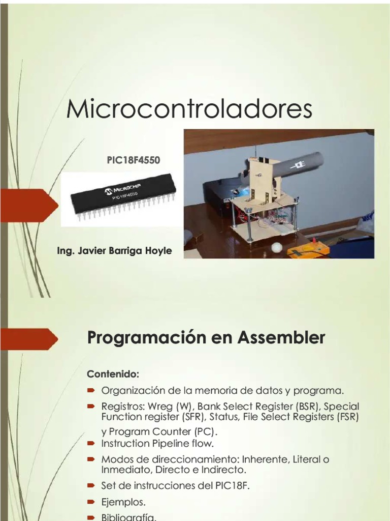 PDF Pic Programacion Assembler Pic18f4550 - Compress PDF | PDF