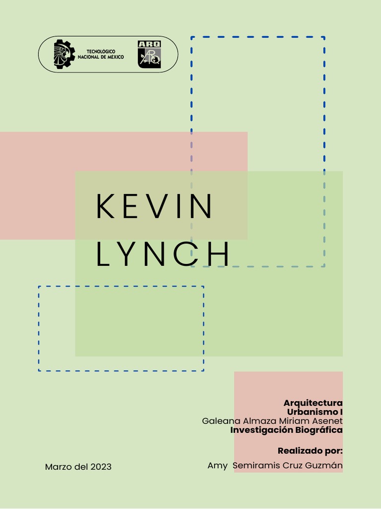 Kevin Lynch | PDF | Urbanismo | Diseño urbano