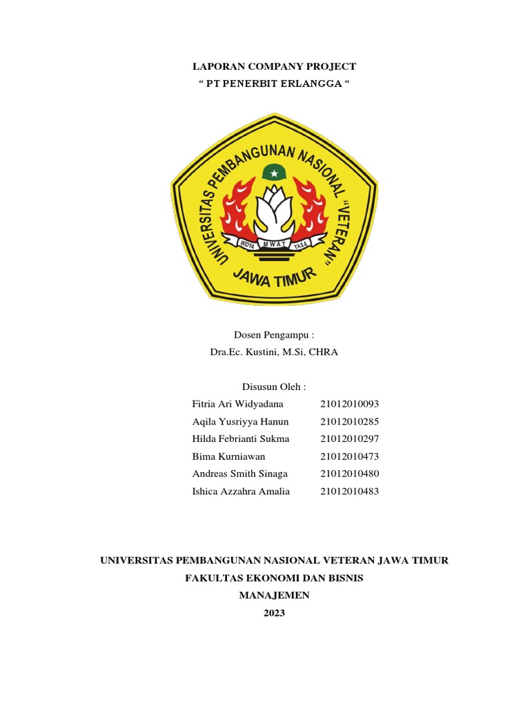 Laporan Company Projects ERLANGGA Fix | PDF | Seni | Komputer