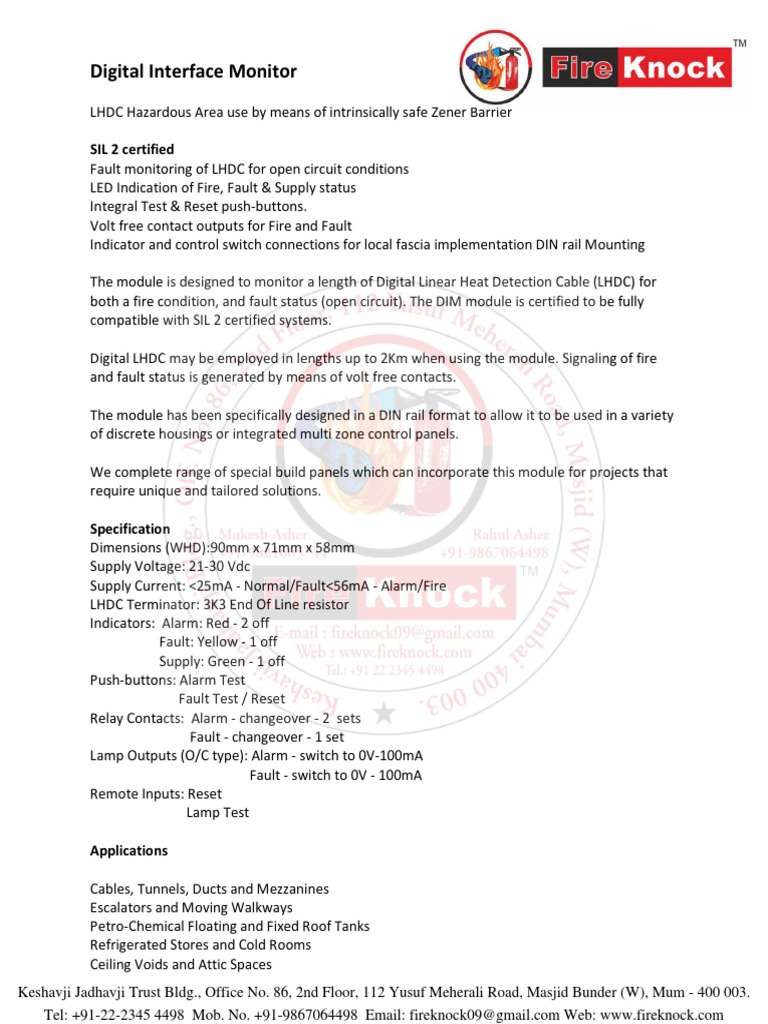 Digital Interface Module For Lhs | PDF | Home & Garden