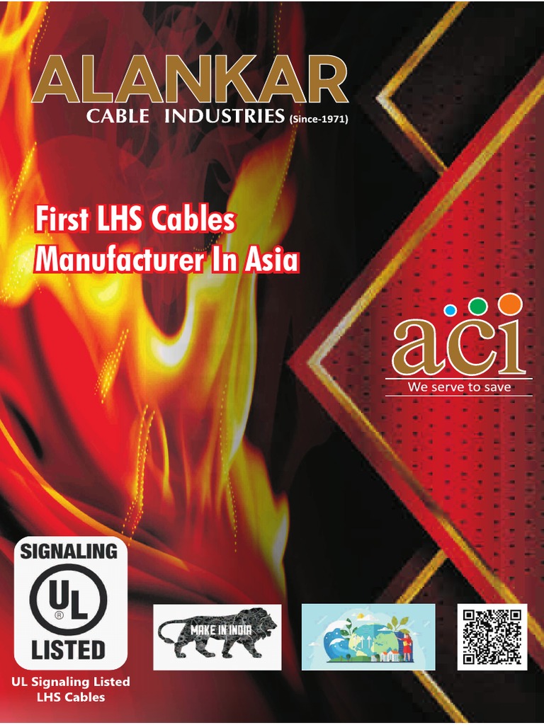 Aci Lhs 110 230 Ul Listed Lhs Cable | PDF | Electrical Resistance And ...