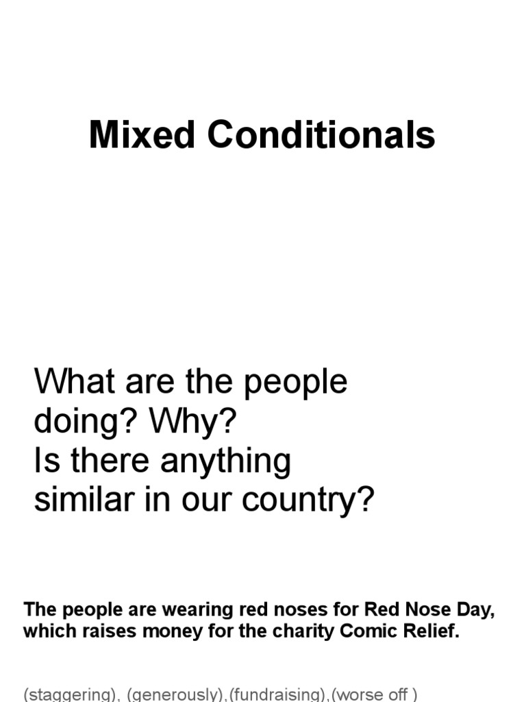 Mixed Conditionals | PDF