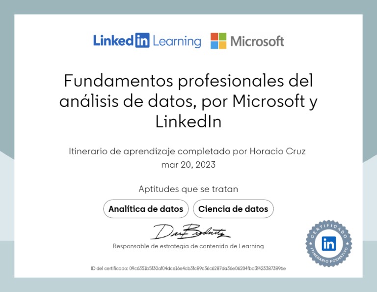 CertificadoDeFinalizacion - Fundamentos Profesionales Del Analisis de ... CertificadoDeFinalizacion - Fundamentos Profesionales Del Analisis de ...