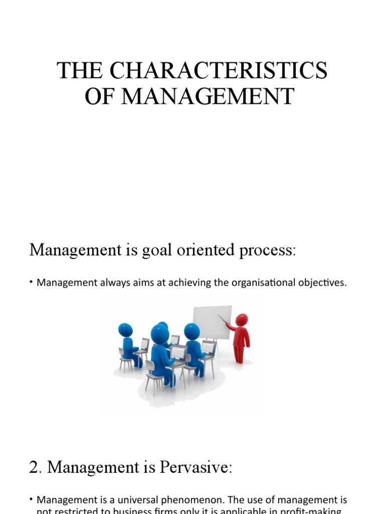 The Characteristics of Management | PDF | Human Resources | Leadership