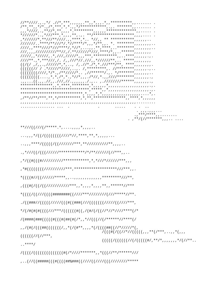 Ascii Art | PDF