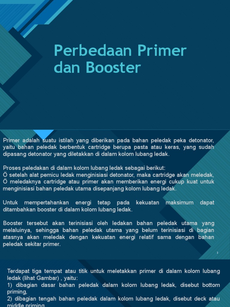 Primer Dan Booster | PDF