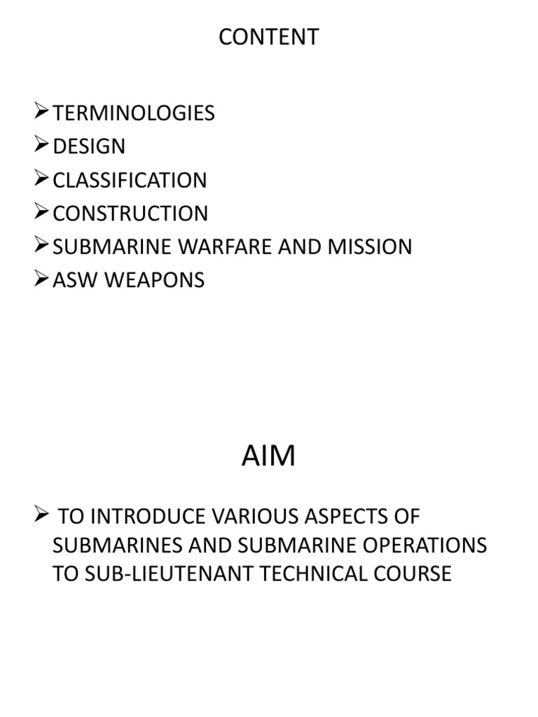 Submarine Operations and ASW Overview | PDF | Submarines | Naval Mine