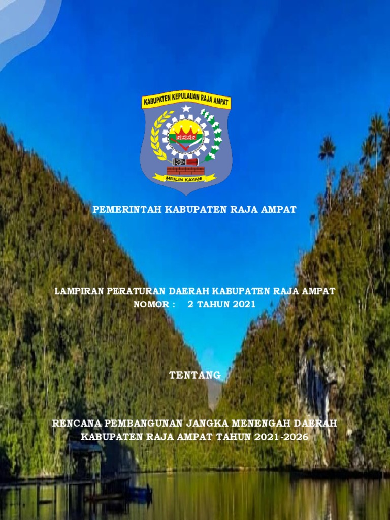 RPJMD Kab. Raja Ampat 2021-2026 | PDF