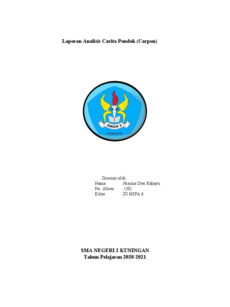 Laporan Analisis Carita Pondok | PDF