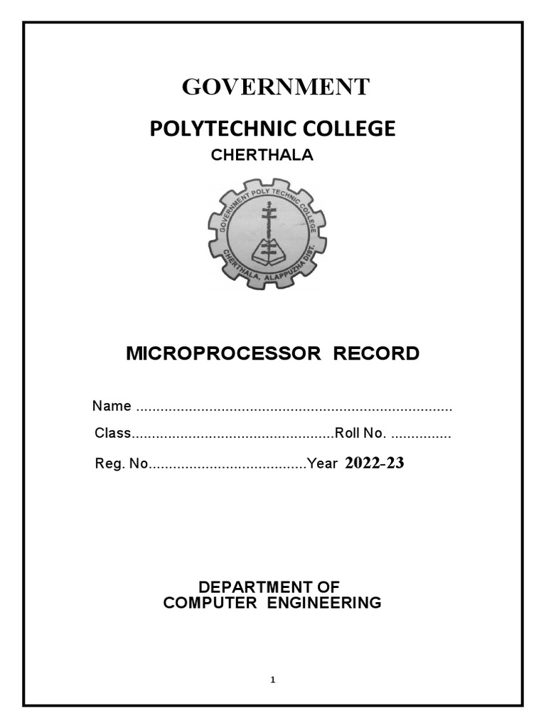 MP Lab 26 | PDF | Assembly Language | Computing