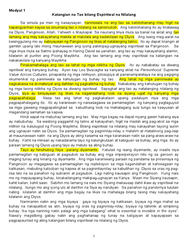 ESP 3RD QUARTER module | PDF