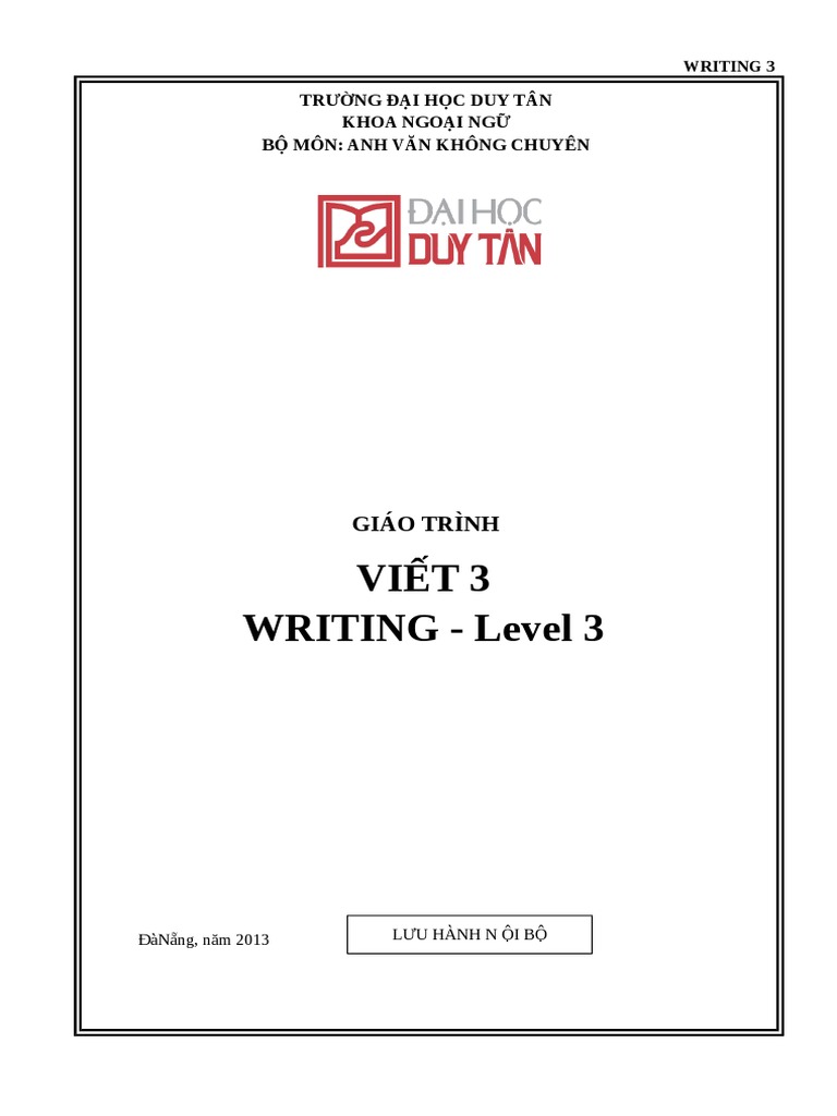 (123doc) - Dap-An-Writing-Level3 PDF | PDF | Pronoun | Phrase