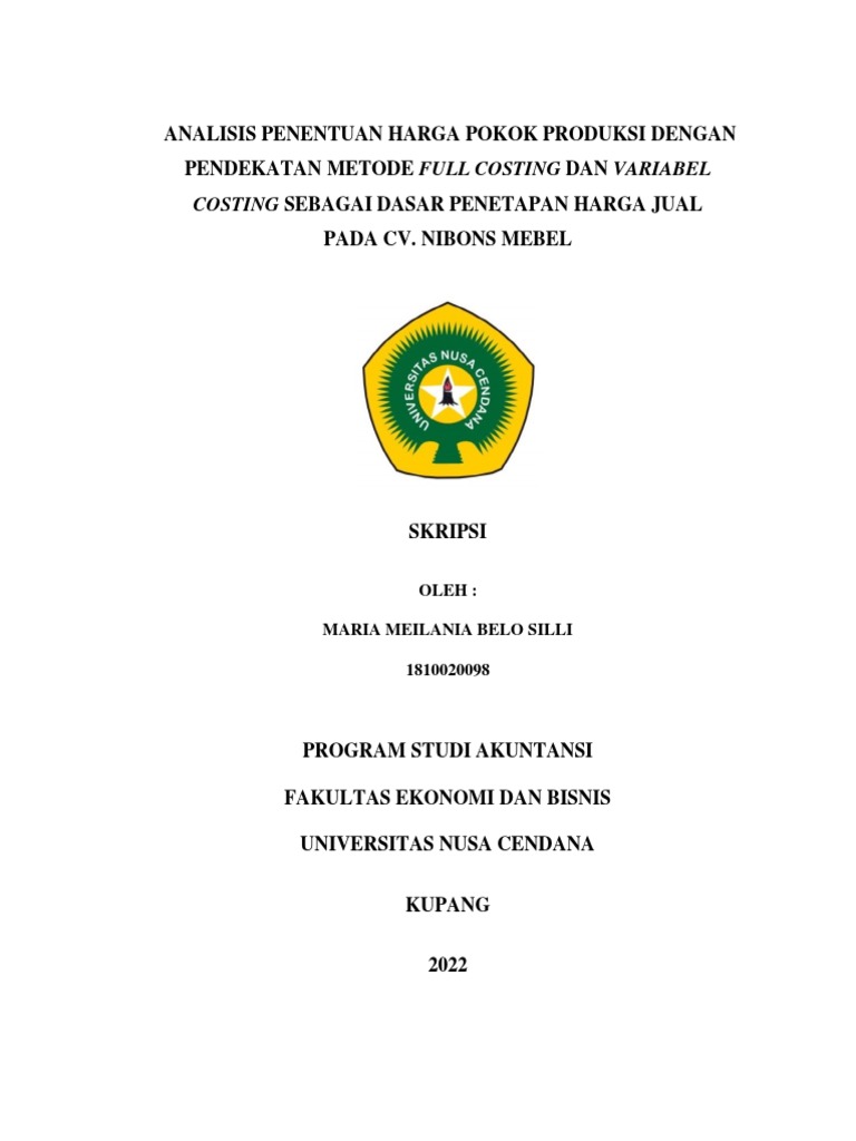 Gbu Skripsi Fix PDF | PDF | Karier & Perkembangan | Seni