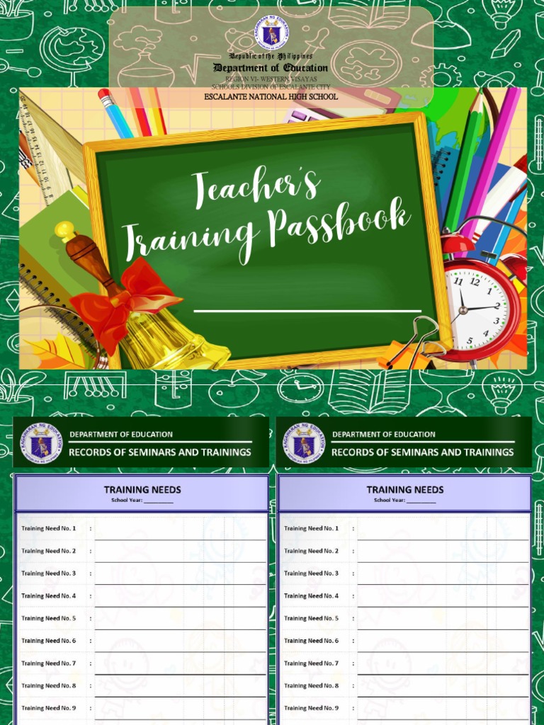 Training Passbook 2022 | PDF