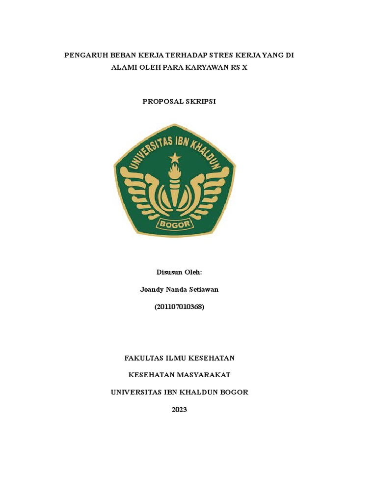 Proposal Skripsi - Joandy Nanda Setiawan | PDF