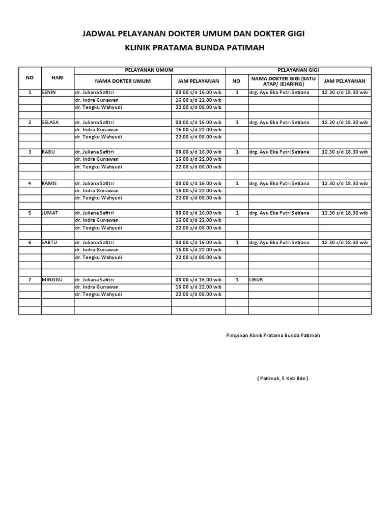 LAMPIRAN PAKTA INTEGRITAS Klinik Bunda Patimah Terbaru JANUARI 2023 | PDF