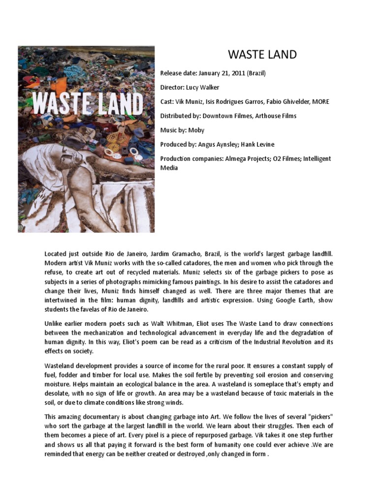 Waste Land | PDF
