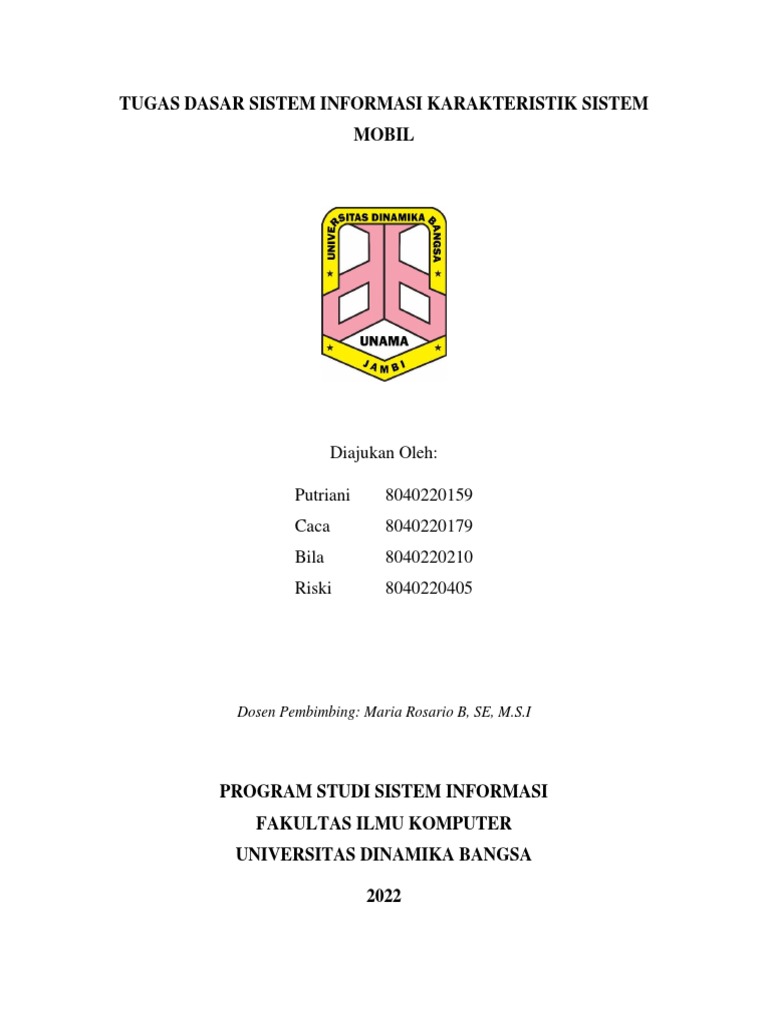 Karakteristik Sistem Mobil | PDF