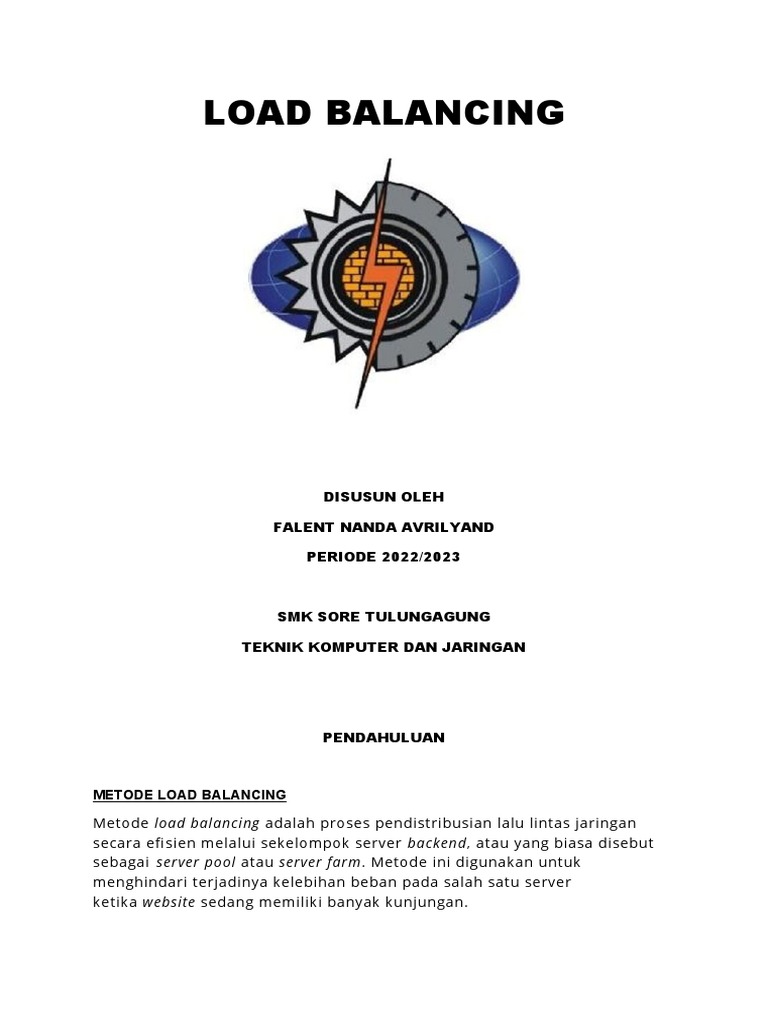 Load Balancing Falent TKJ2 | PDF