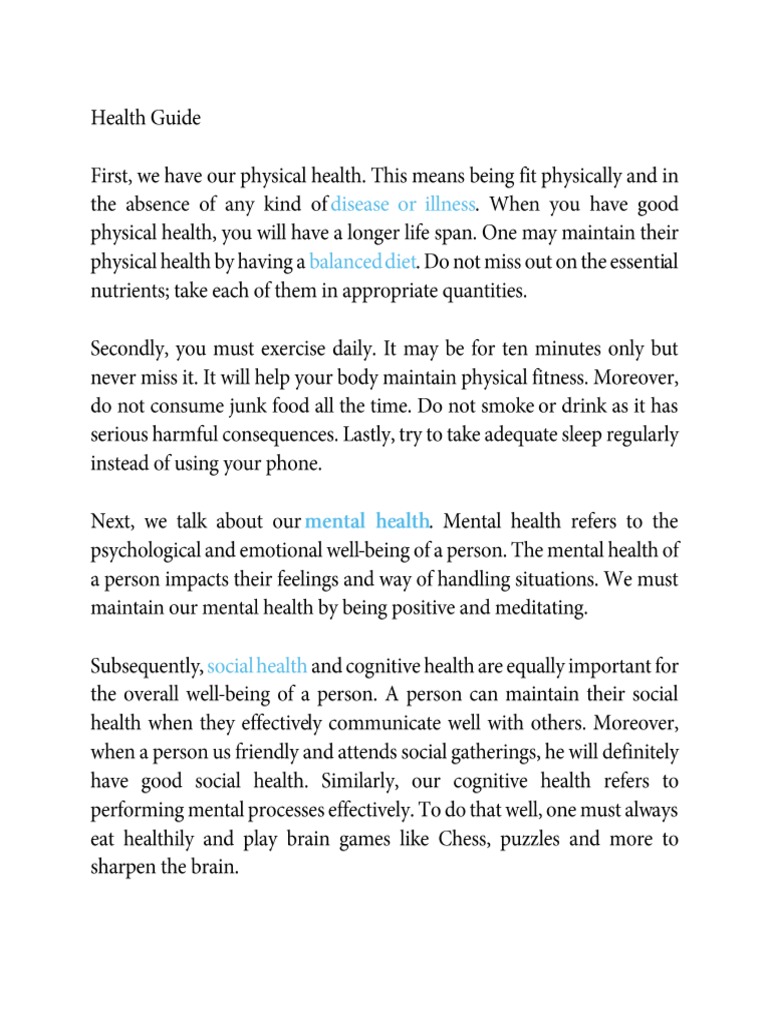 Health Guide | PDF