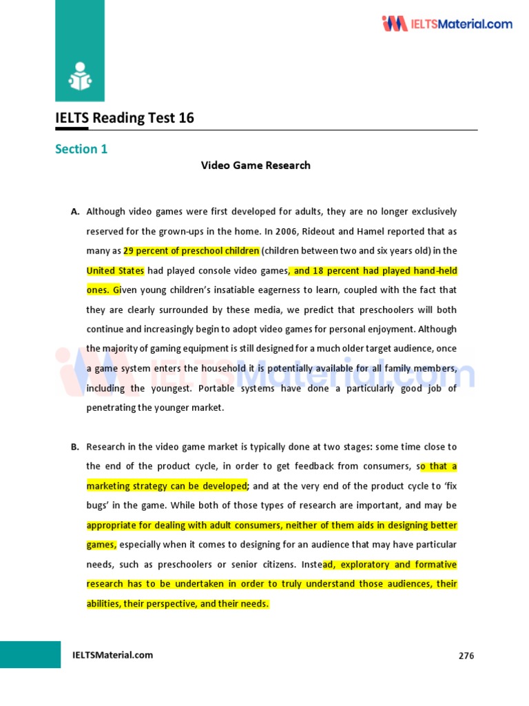 Reading Passage 1 | PDF