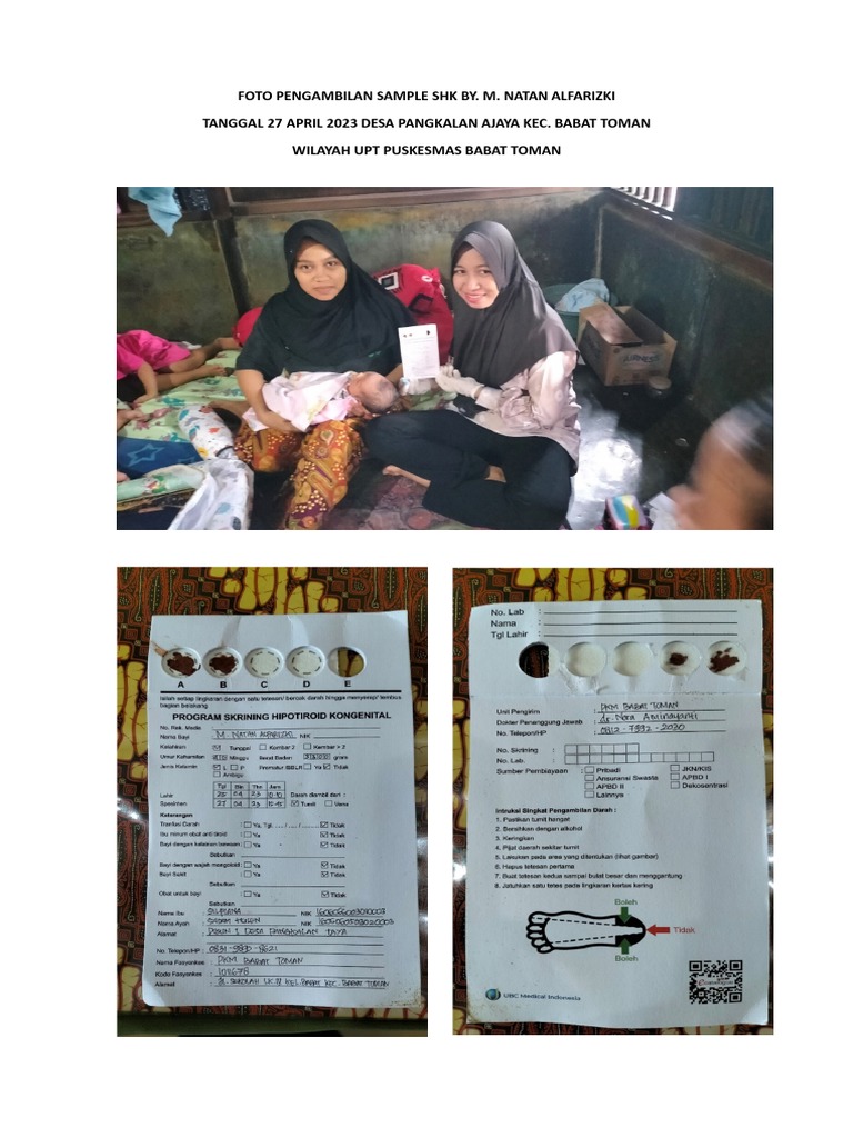 Foto Pengambilan Sample SHK by | PDF