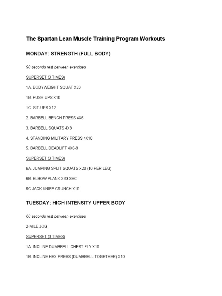 5 Day Workout | PDF | Hobbies | Physical Exercise