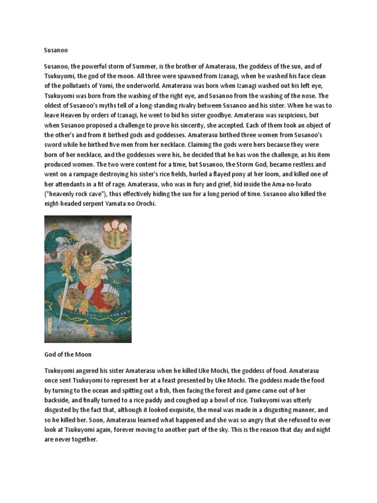 Japanese Gods | PDF | Mythology | Shinto