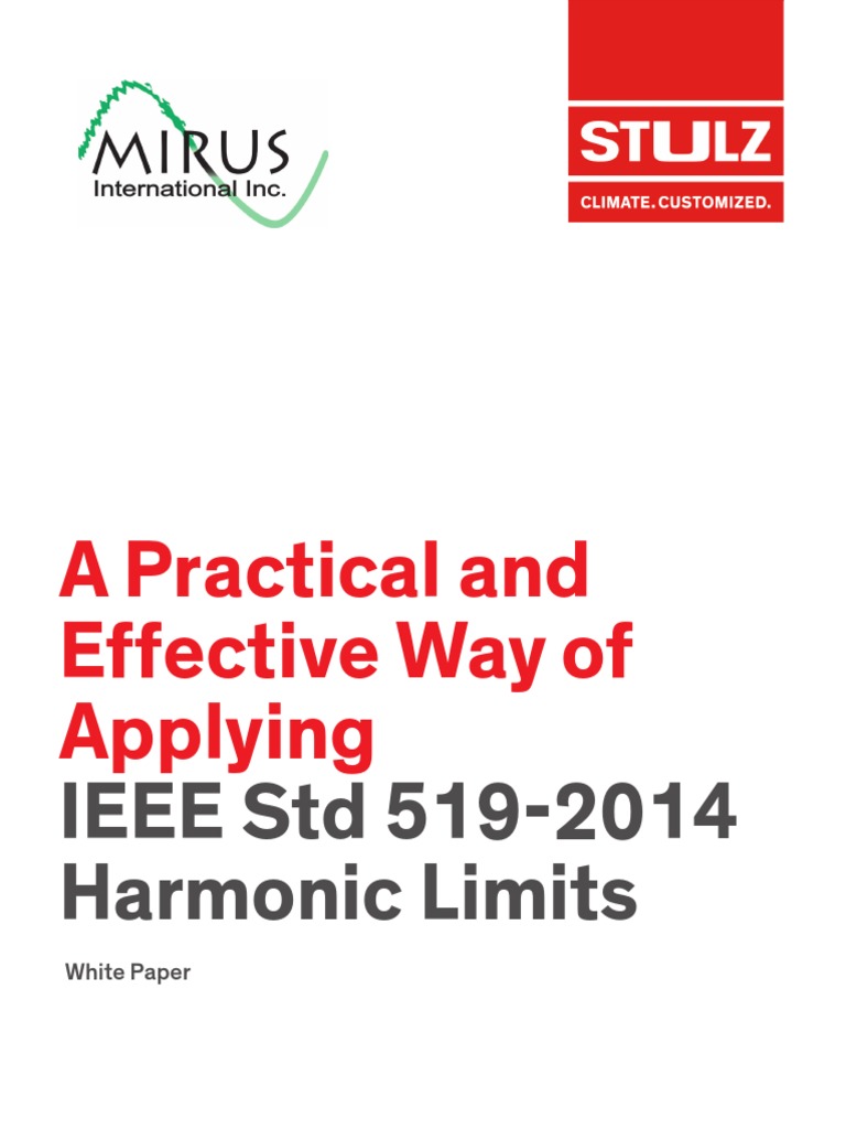 White Paper - IEEE STD 519-2014 Harmonic Limits | PDF | Capacitor | Electronics