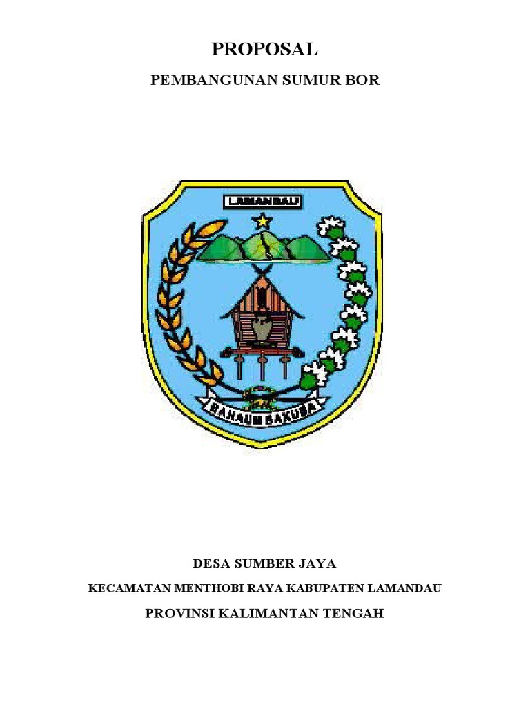 Proposal Sumur Bor | PDF
