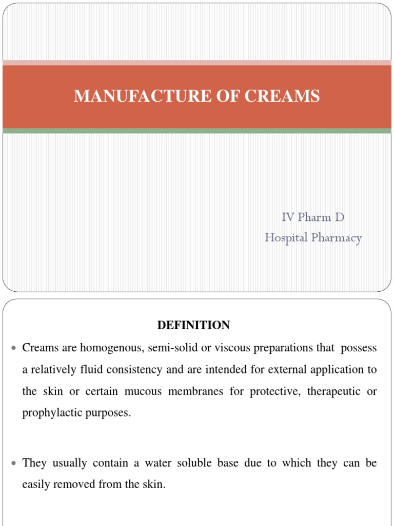 4 Cream PDF | PDF | Emulsion | Topical Medication