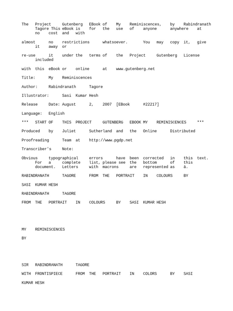 My Reminiscences | PDF | Translations | Trees My Reminiscences | PDF | Translations | Trees