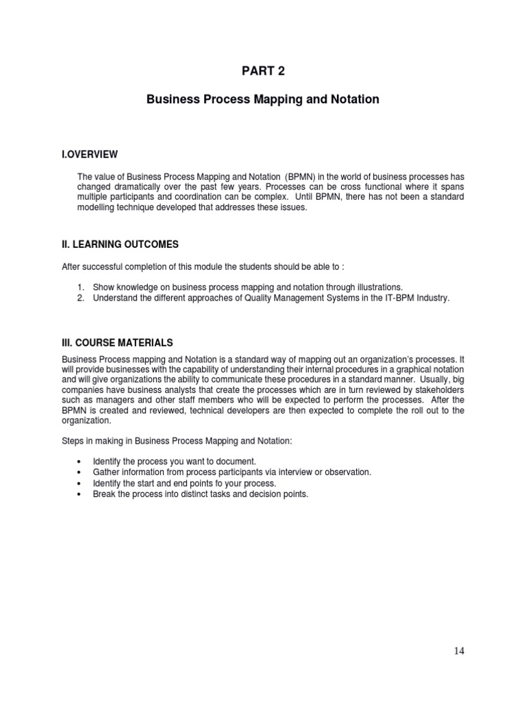 Business Process Mapping & QMS Guide | PDF | Iso 9000 | Quality ...