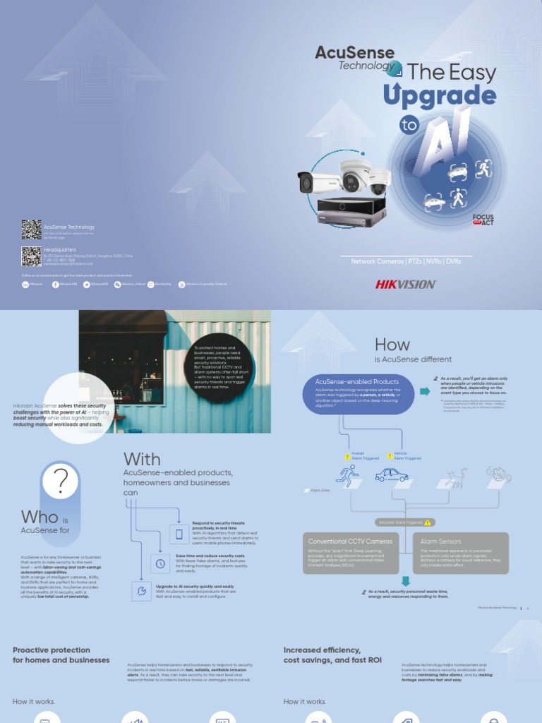 AcuSense Technology - The Easy Upgrade To AI Brochure | PDF