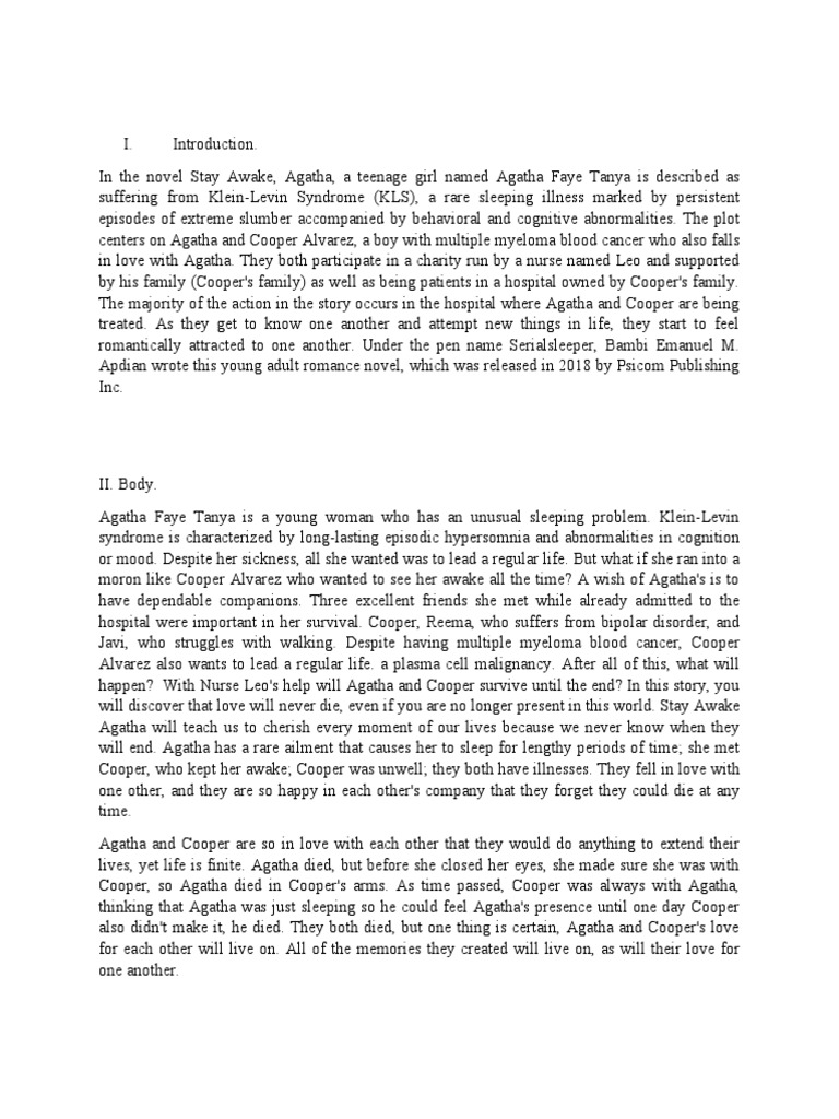 My Book Review Marl Angelo Pascual | PDF | Human Diseases And Disorders ...