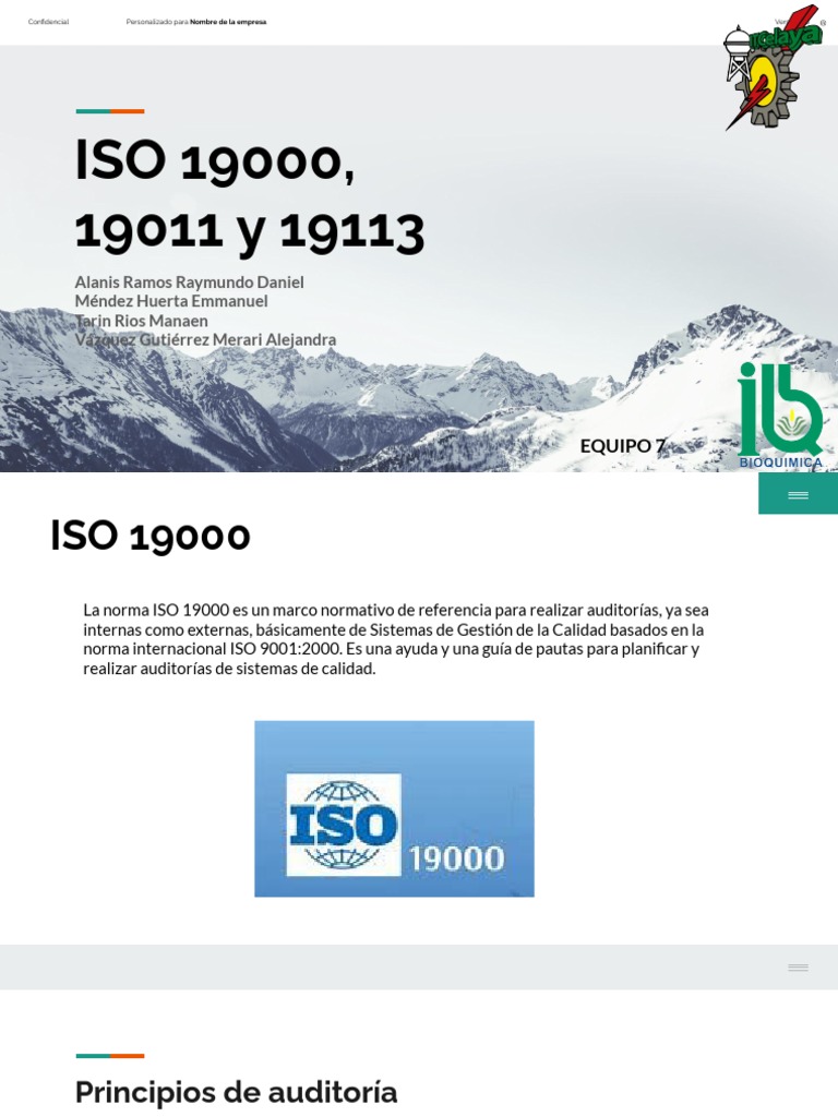 ISO 19000,19011 y 19113. | PDF | Auditoría | Business