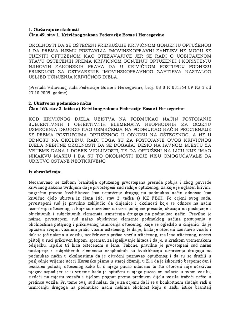 Primjeri Za KP | PDF