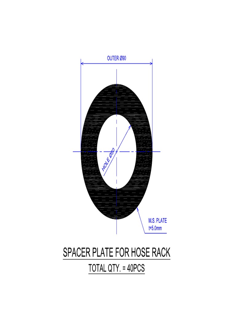 Hose Rack Spacer Plate T 5mm PDF | PDF