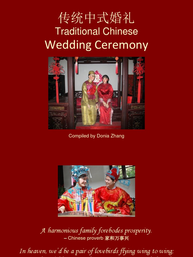 Traditional Chinese Wedding Ceremony | PDF | Religion & Spirituality