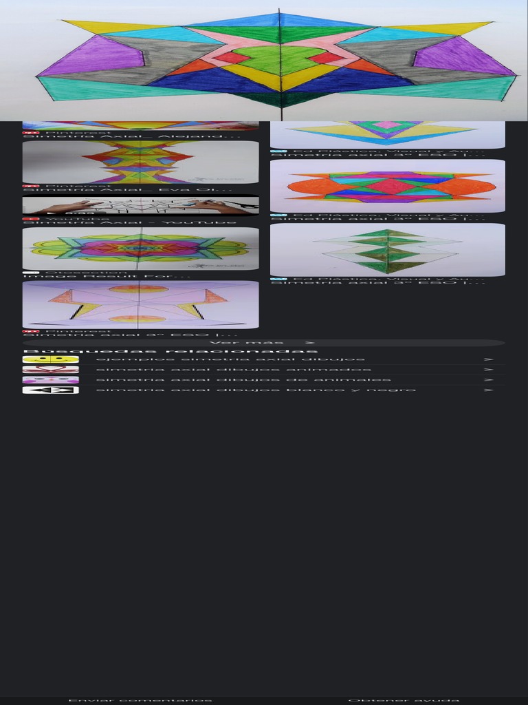 Dibujo - Con Simetria Axial - Buscar Con Google PDF | PDF
