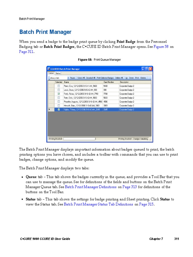 Ccure 9000 v2 - 10 Ccure ID Guide - rk0 - LT - en (311 338) | PDF ...