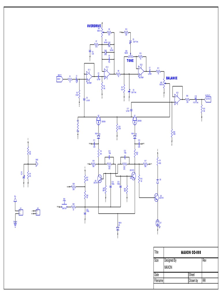 Maxon OD808 1979 | PDF