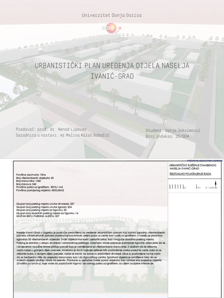 Urbanizam Vanja Joksimovic | PDF