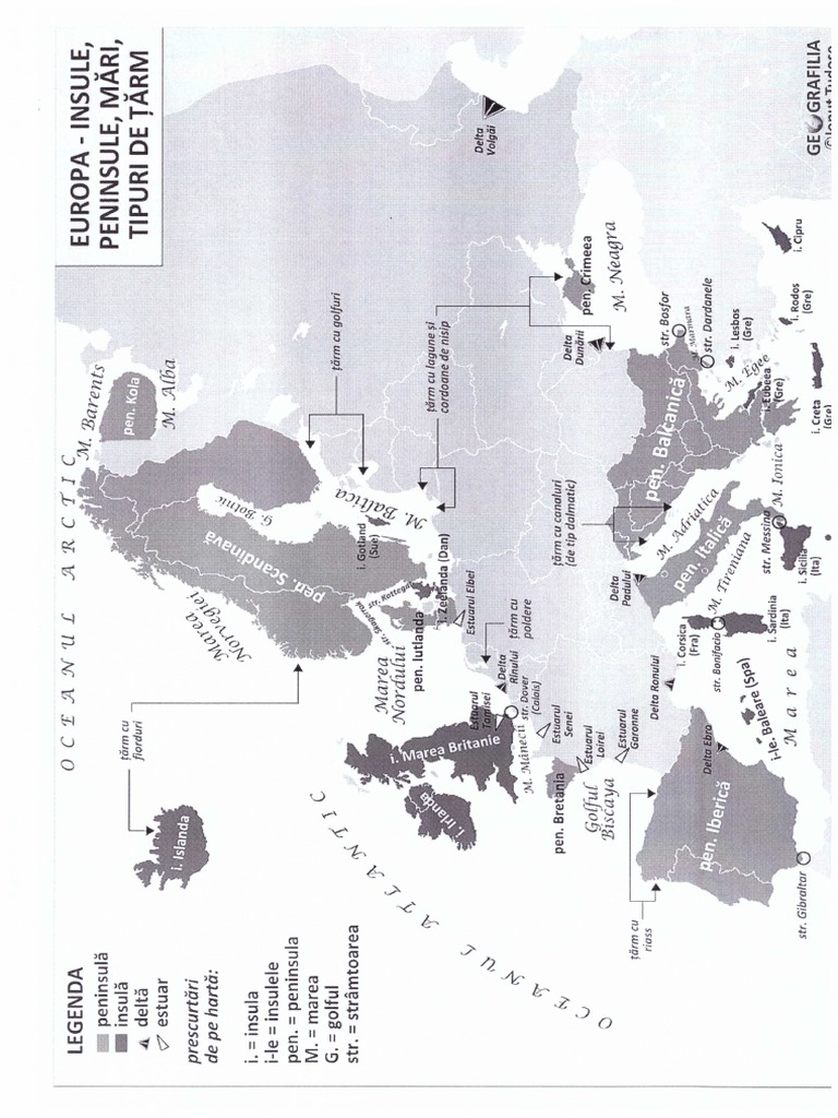 Europa Peninsule Insule Mari Golfuri | PDF