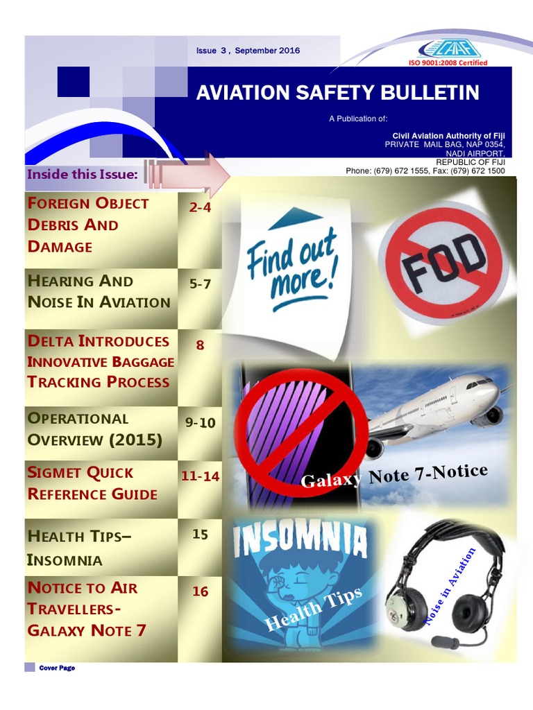 FOD Prevention in Aviation Safety | PDF | Sound | Noise