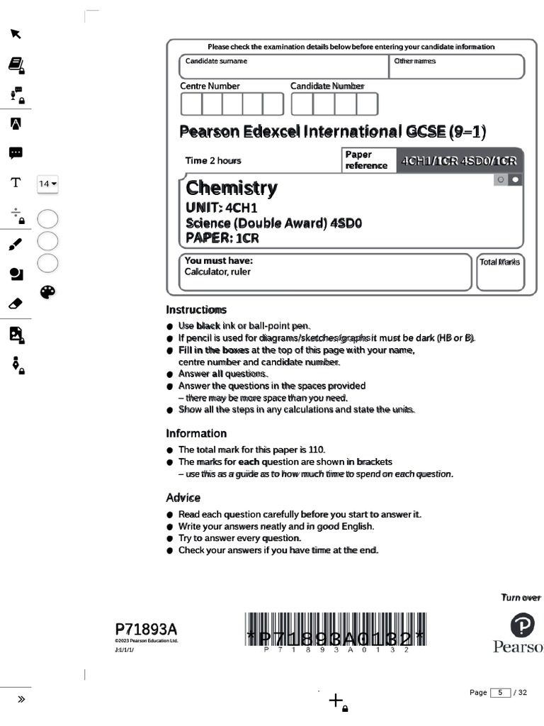 Ariol James Gold Year 11 - Jan 2023 Paper 1 CR | PDF | Atmosphere Of ...