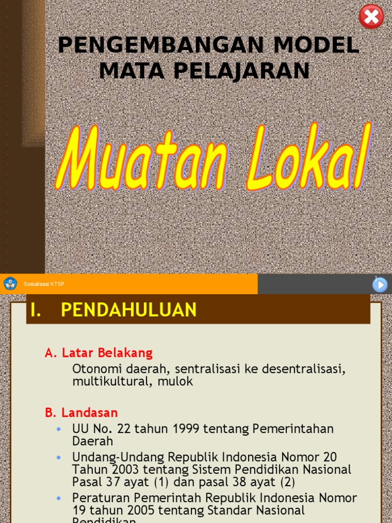 11.pengembangan Model Mapel Muatan Lokal | PDF