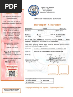 Barangay Clearance Sample | PDF | Taxes | Philippines