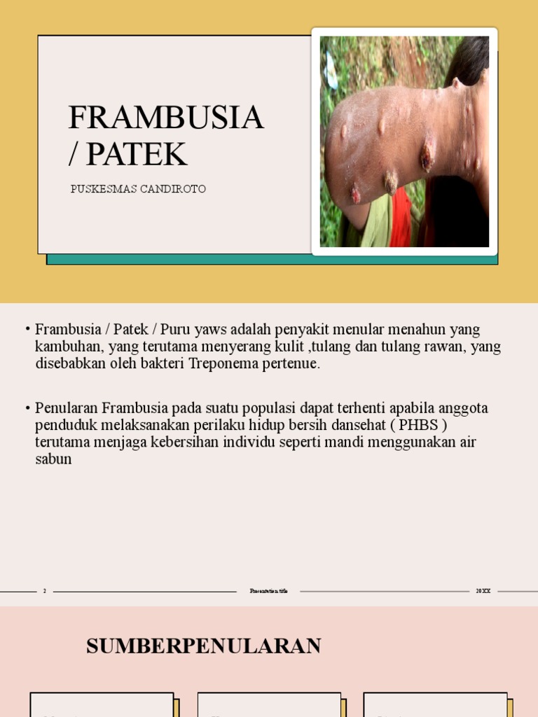 Penyakit Frambusia: Gejala dan Penularan | PDF